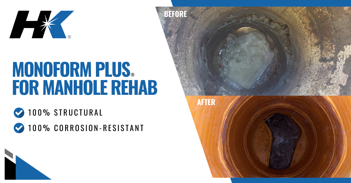 Manhole Rehabilitation for H2S Corrosion in Sewer Structures